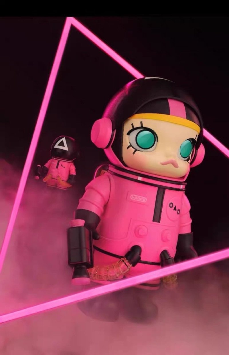 POP MART 泡泡瑪特 MEGA SPACE MOLLY 魷魚遊戲 Squid Game 100% 400%手辦公仔 | 蝦皮購物