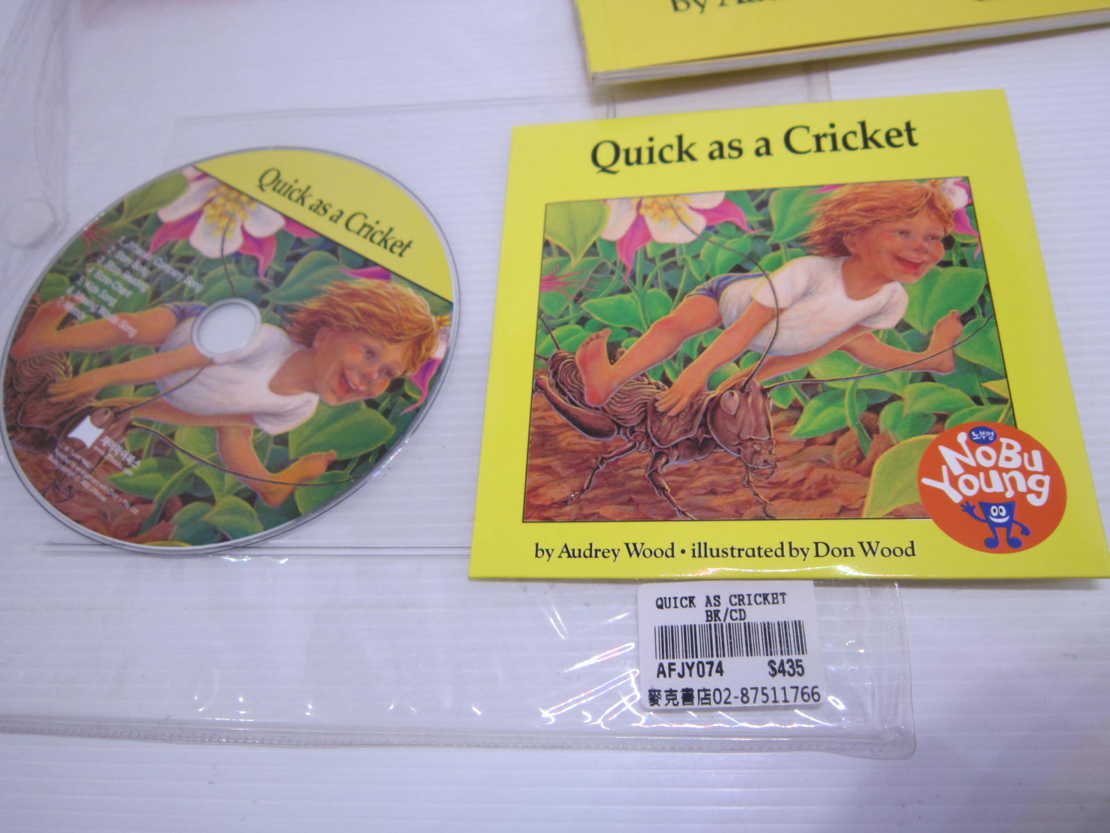 「二手書」(附CD) Quick as a Cricket 英文繪本 Wood Audrey (JY books) | 蝦皮購物