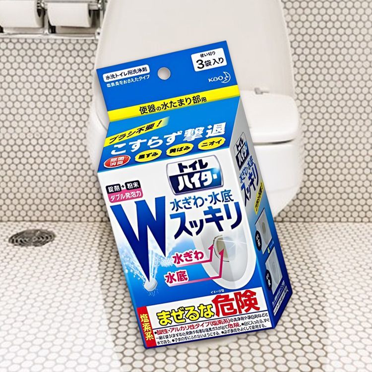 日本 花王 KAO 排水口發泡清潔粉(40gX6入)／馬桶汙垢泡沫清潔劑(40gX3入)【小三美日】DS024709x | 蝦皮購物