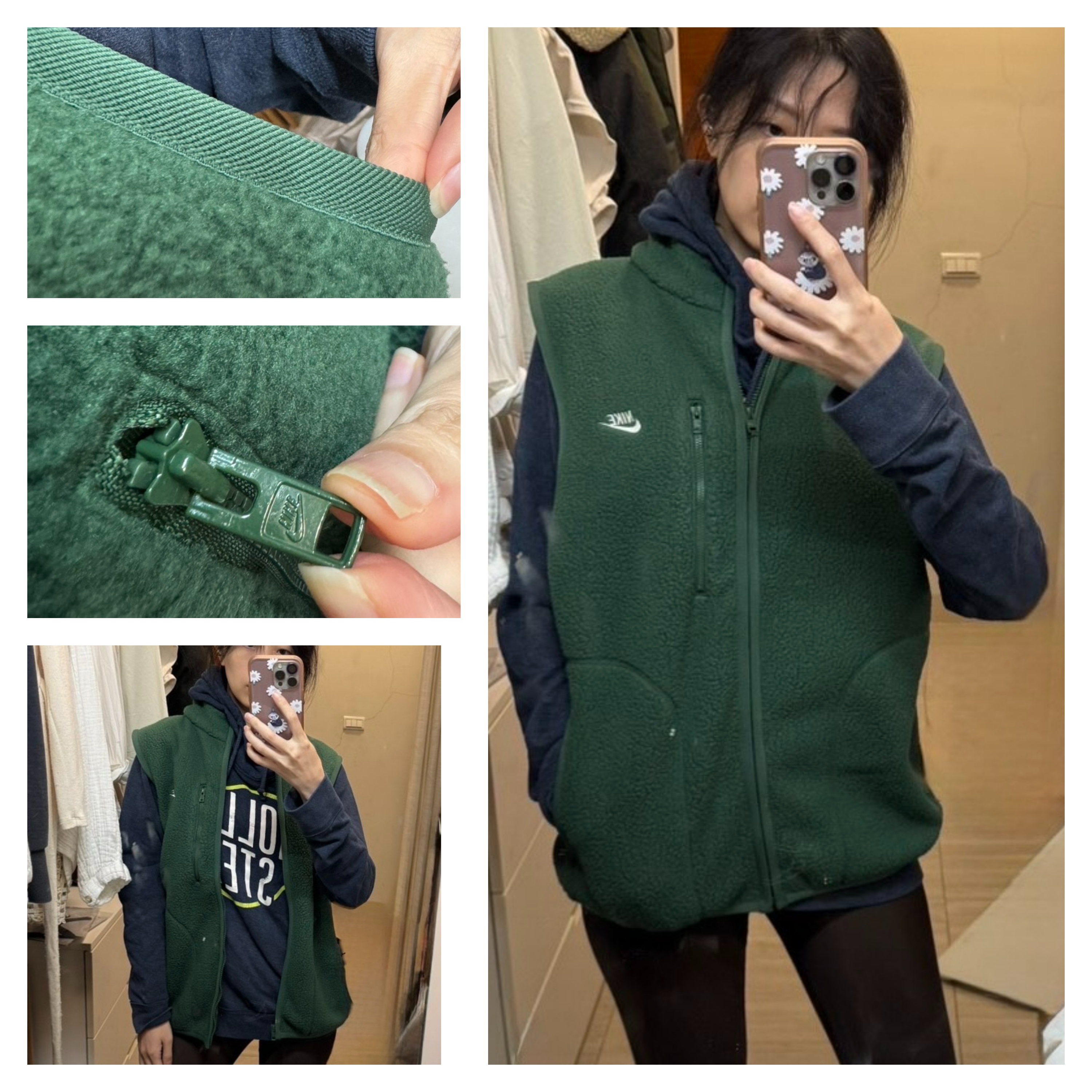 DoReFe | 現貨 日本限定 nike 抓絨 保暖有型 搖粒絨 立領 背心 戶外背心 露營穿搭 男 女背心 機能背心 | 蝦皮購物