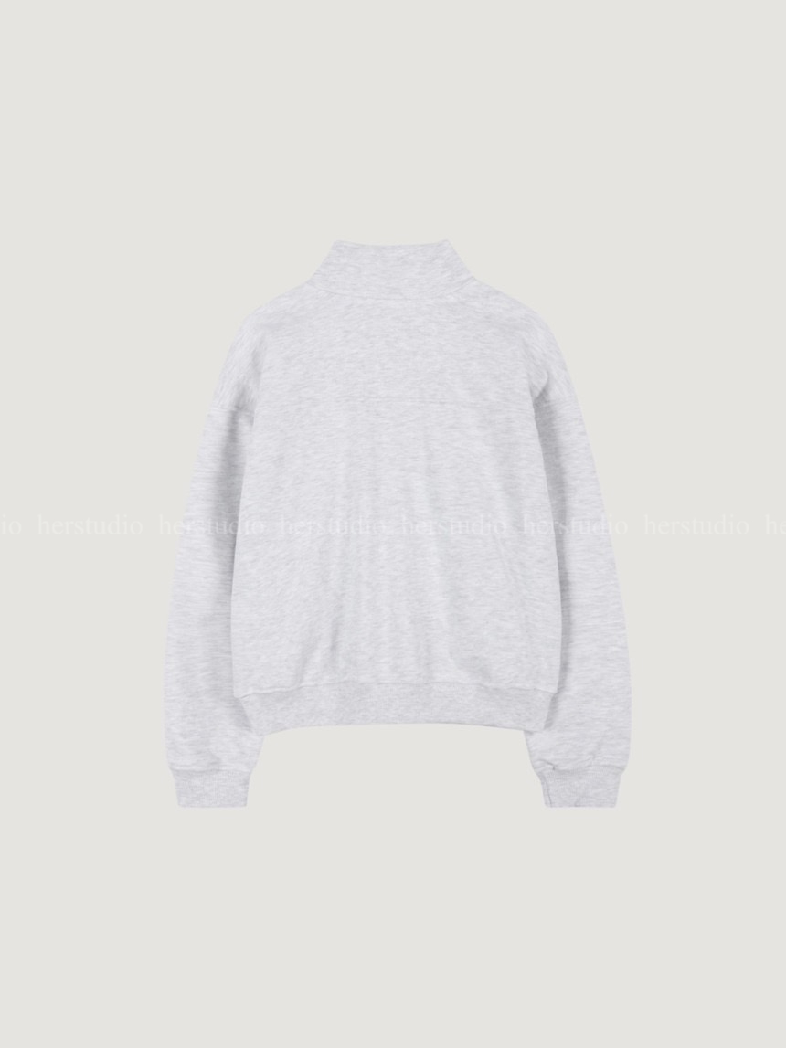 HERStudio韓國代購 半拉鍊刺繡字體mtm(2col) | 蝦皮購物