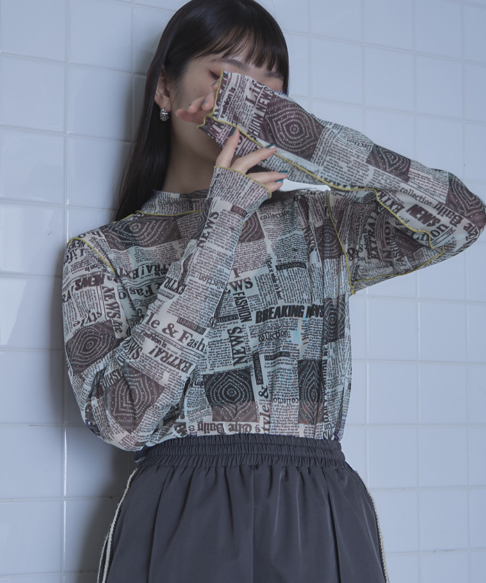 DoReFe | 2025新色 春夏新款 miette 日本 渲染 水彩 透膚上衣 透膚長袖 冬天 內搭 | 蝦皮購物