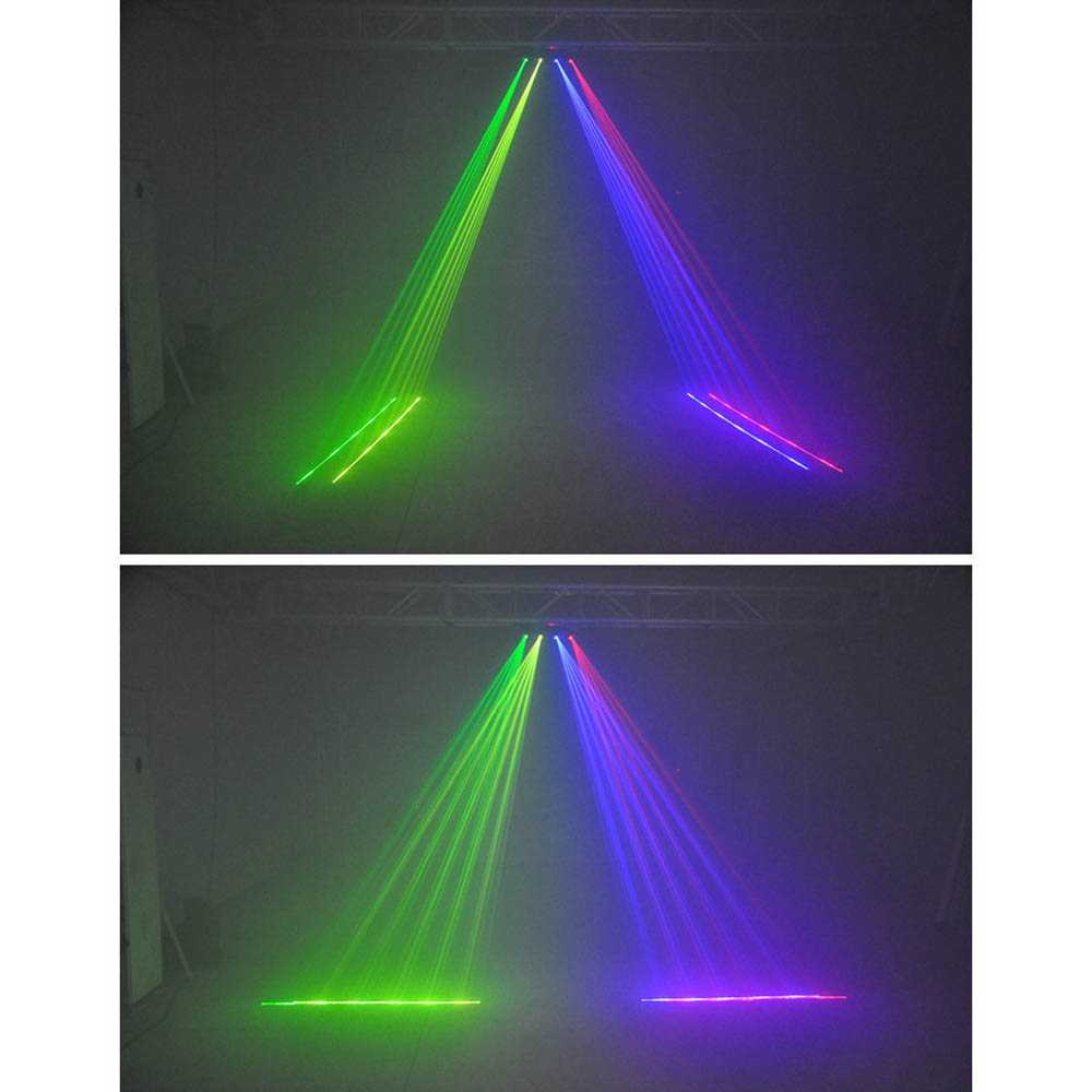 50W4投激光燈 舞臺燈光 聲控光束 閃光燈 鐳射燈 KTV包房氛圍燈 夜店disco全彩燈DQ-R40 | 蝦皮購物