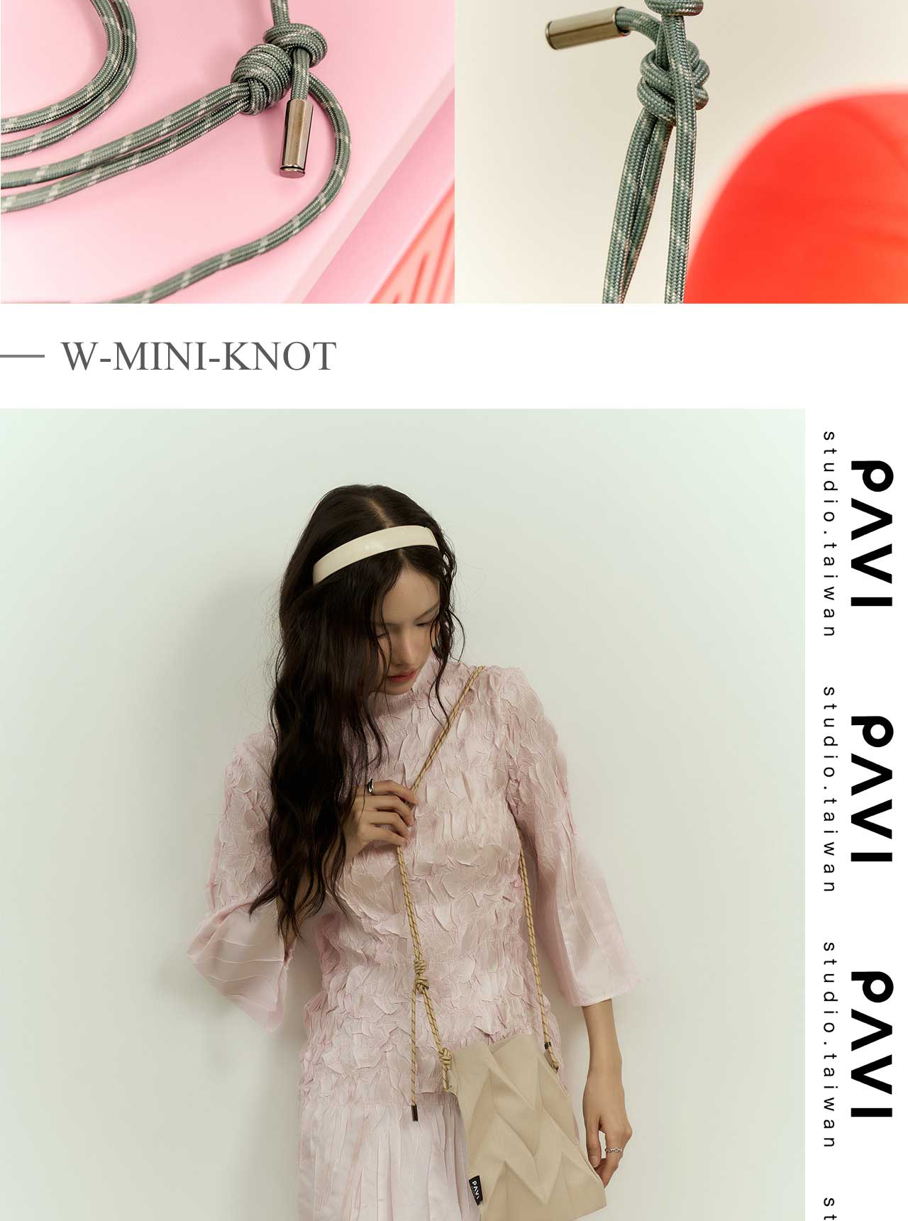 輕巧迷你款設計｜Pavi studio 泰國新銳設計師.時尚W純色包.簡約設計.真皮背帶.摺疊肩背包.100%總代理 | 蝦皮購物
