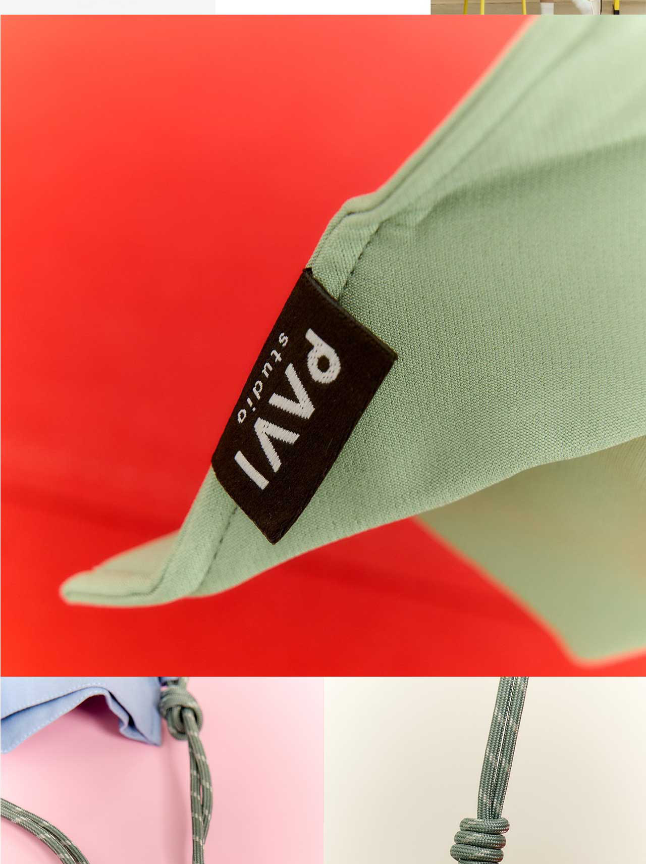 輕巧迷你款設計｜Pavi studio 泰國新銳設計師.時尚W純色包.簡約設計.真皮背帶.摺疊肩背包.100%總代理 | 蝦皮購物