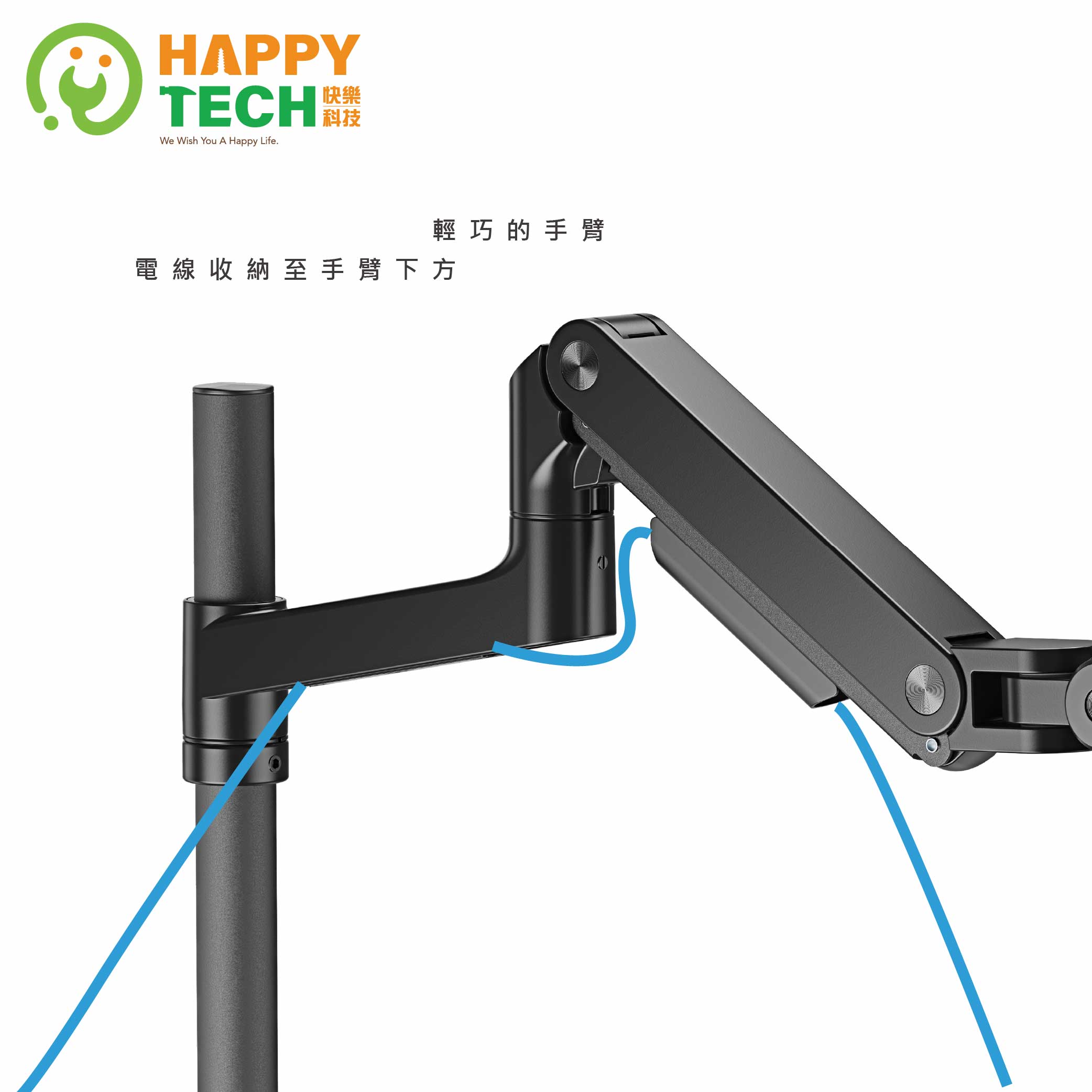 【快樂桔子】T99-C02UH PRO版 雙螢幕上下擺放 三星G9 中柱款 鋁合金17-49吋 USB Type C | 蝦皮購物