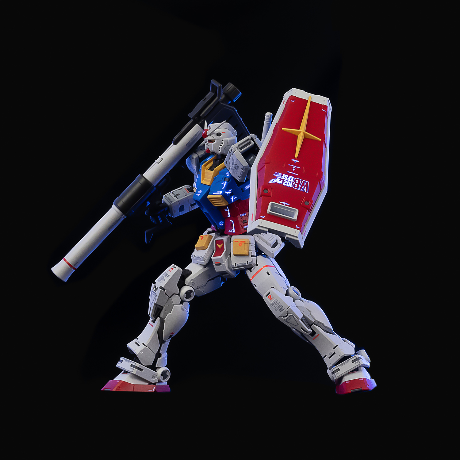練功神物 EVO RG元祖2.0 原始版RG RX-78-2 G3配色模型高清螢光水貼 | 蝦皮購物