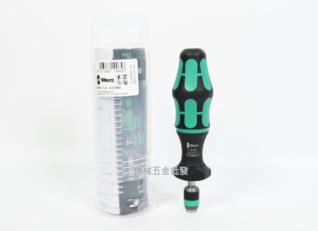*機械五金批發*全新 德國 Wera 7441 可調式扭力起子 可接六角起子頭 刻度1.2-3.0N.m | 蝦皮購物