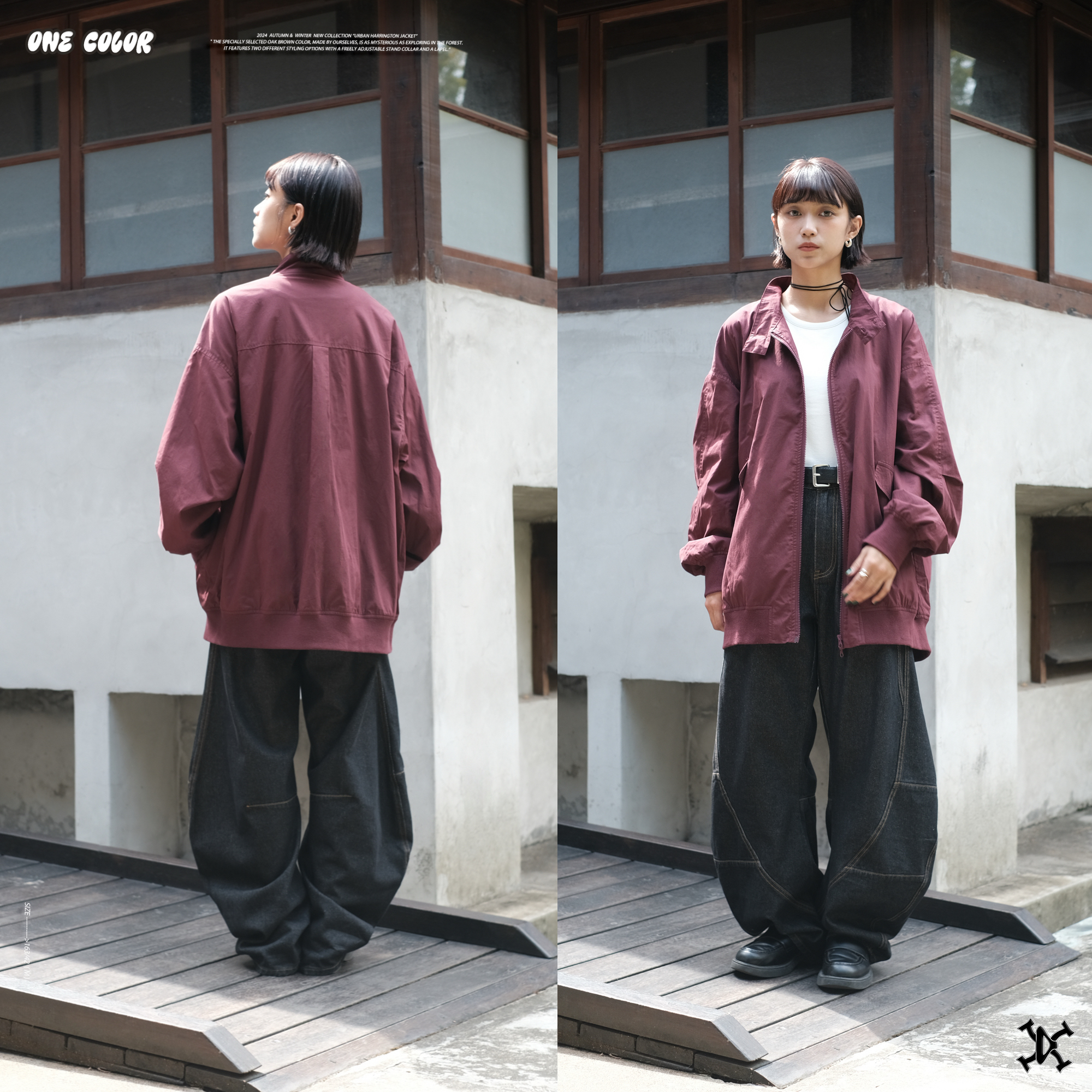 【DTT】🌪️ “Urban Harrington Jacket” - 立領防風哈靈頓外套 波爾多紫 [UJ-30] | 蝦皮購物