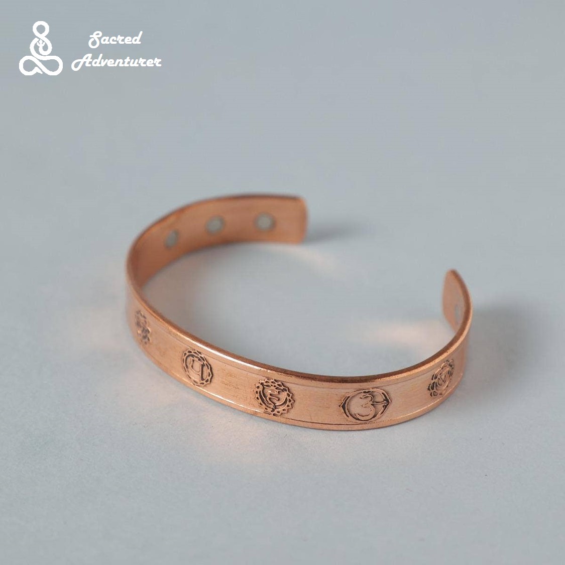 【靈性旅人】🇮🇳快速出貨｜Isha脈輪銅手環｜Adjustable Brass Cuff｜穩定能量｜印度原裝進口 | 蝦皮購物