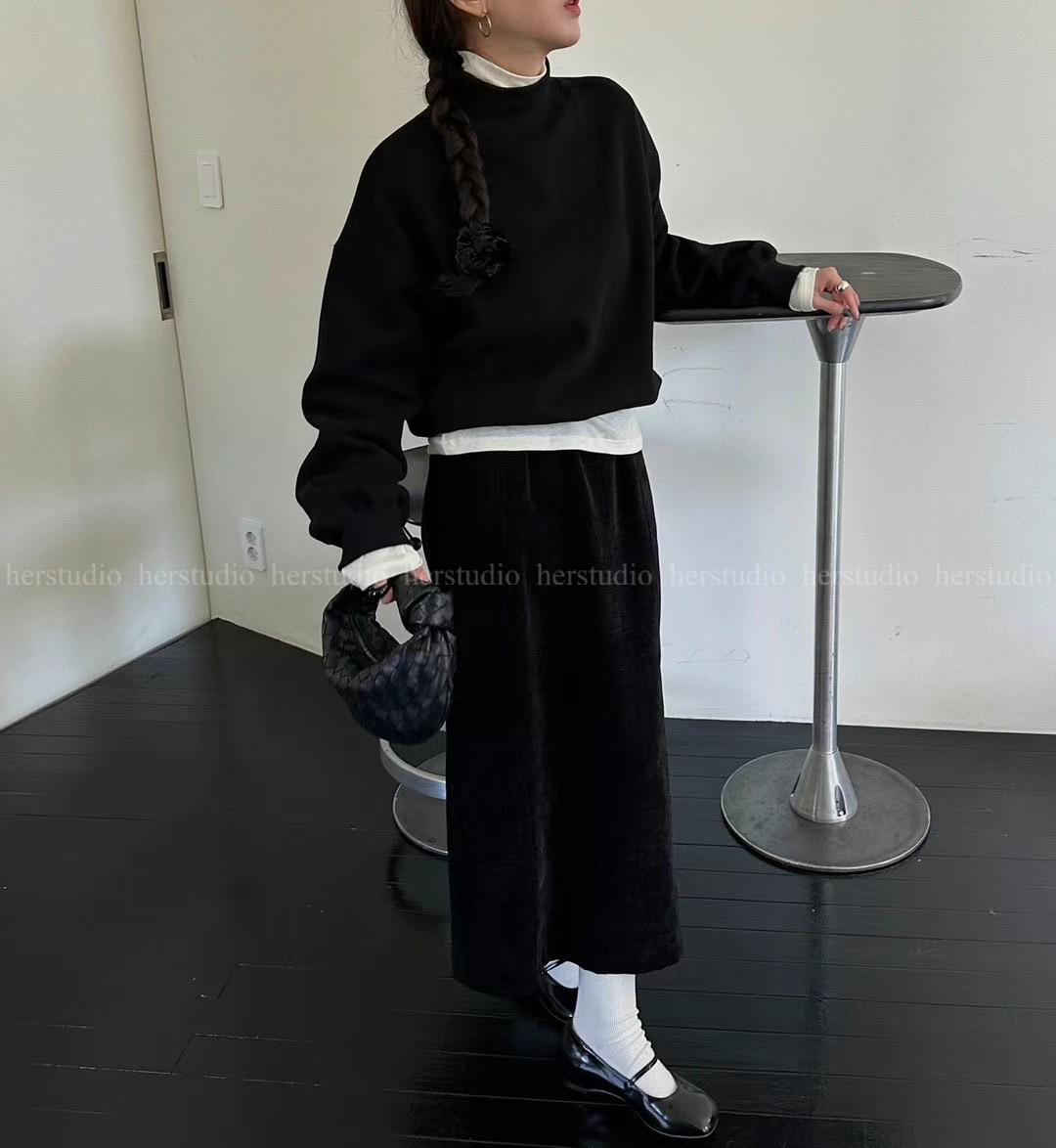 HERStudio韓國代購 高品質高領刷毛mtm(4col) | 蝦皮購物