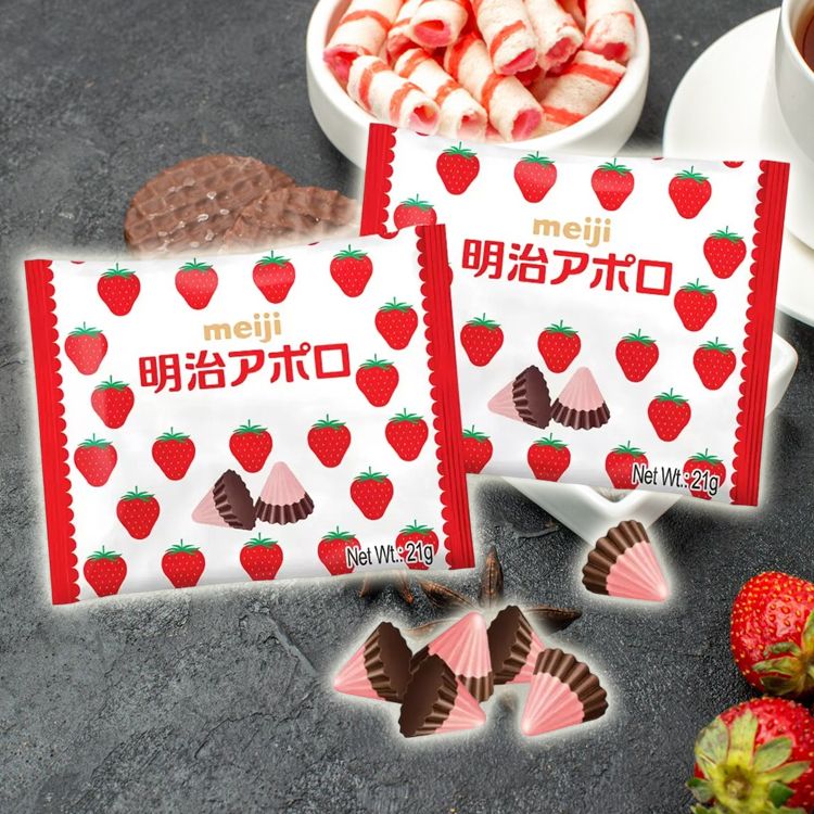meiji 明治 阿波羅草莓可可粒(21g) 好市多COSTCO【小三美日】DS024459 | 蝦皮購物