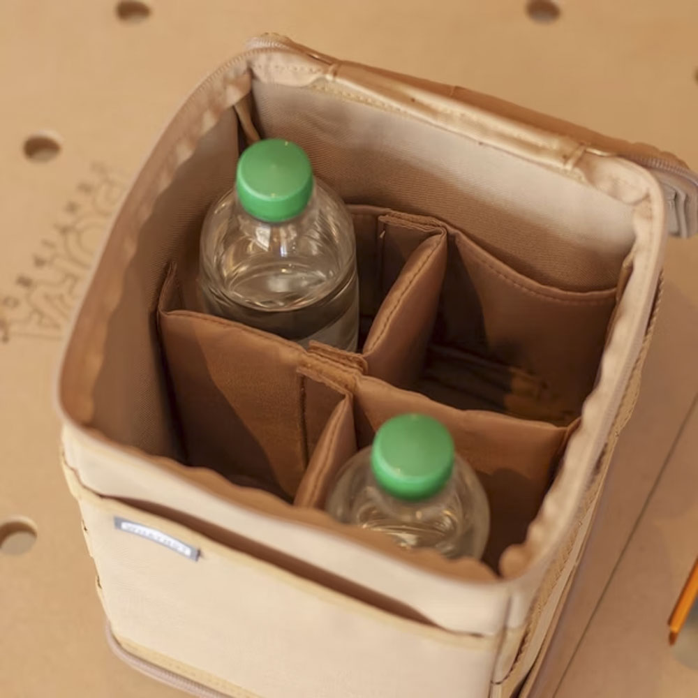 【海怪野行】WHATNOT - 四格收納方形包｜內附隔板 摺疊 收納包 魔鬼氈 | 蝦皮購物