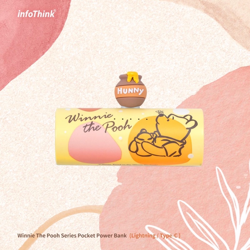 【infoThink】智慧快充口袋行動電源 Lightning/Type-C 小熊維尼系列 史迪奇系列 口袋充 直插式 | 蝦皮購物