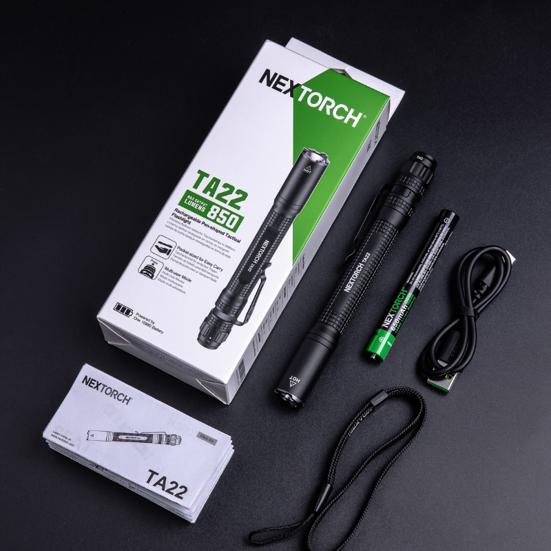 祈滕【NEXTORCH】TA22 現貨 多模式組高亮戰術筆燈 850流明高亮 防水抗摔 納麗德 | 蝦皮購物