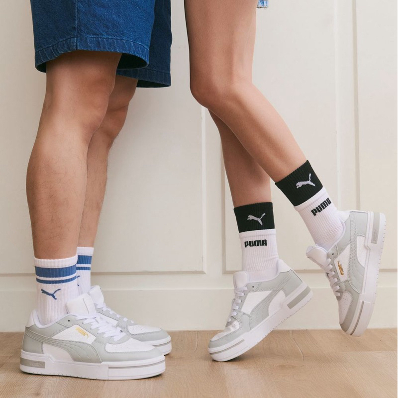 【豬豬老闆】PUMA CA Pro Classic 厚底 休閒鞋 男女 白灰綠38019007白黑18全白灰19米色26 | 蝦皮購物