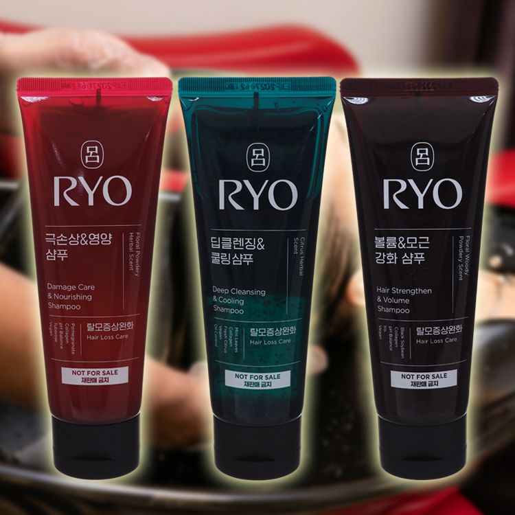 韓國Ryo呂 洗髮精 強韌香氛(神秘花園585ml／全方位頭皮養護480ml／小112ml【小三美日】DS023299x | 蝦皮購物
