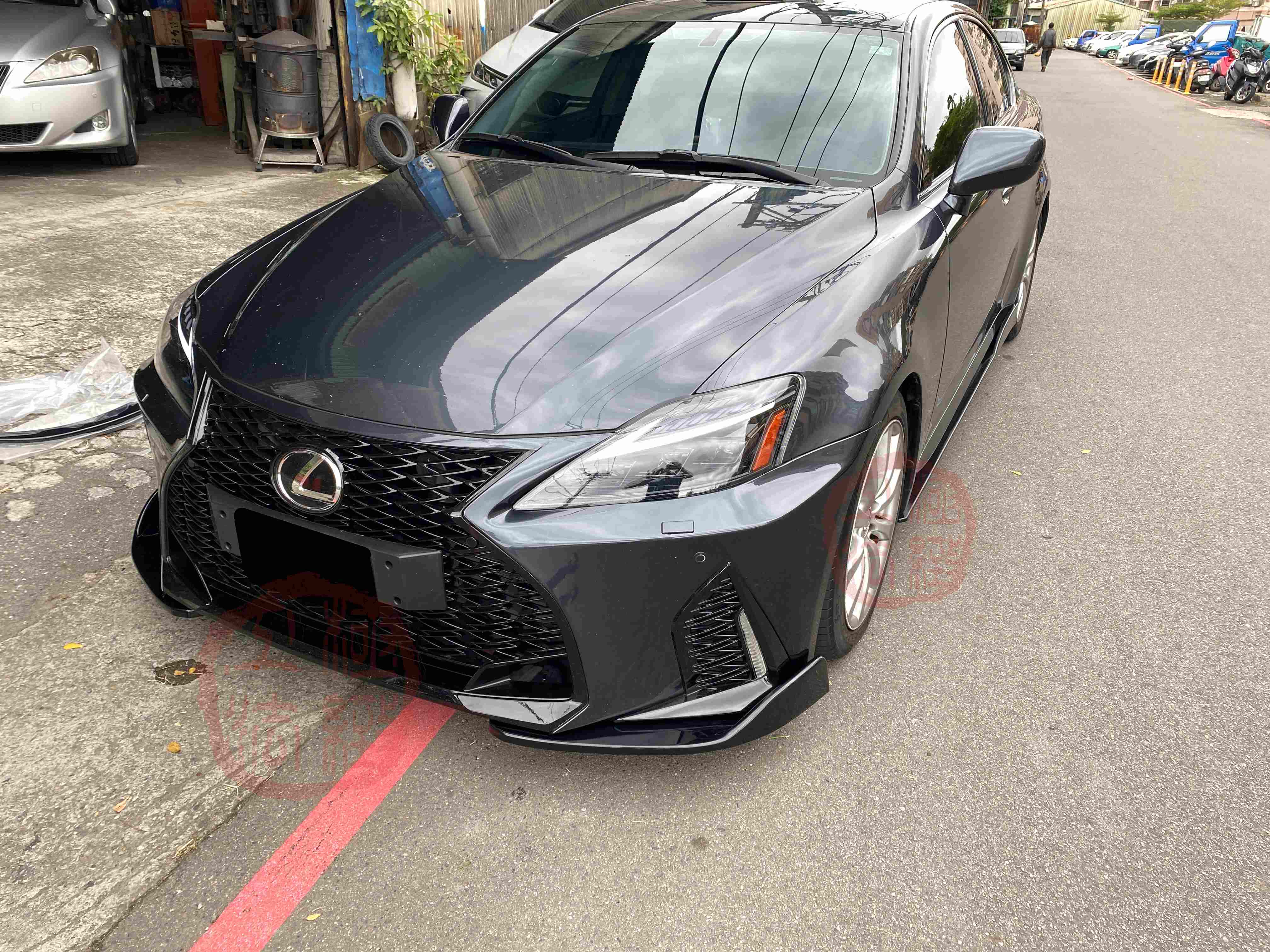 07 IS250 已改21年車頭 加裝 兩片式 前下巴定風翼 蘆洲 | 蝦皮購物