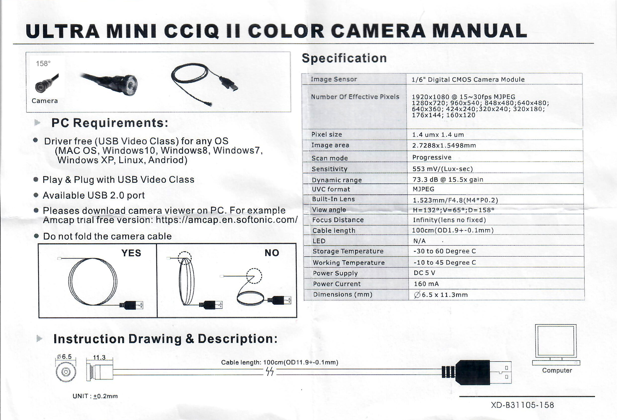 MISUMI 超迷你相機 針孔 微型相機 XD-B31105-77 / XD-B31105-158 | 蝦皮購物