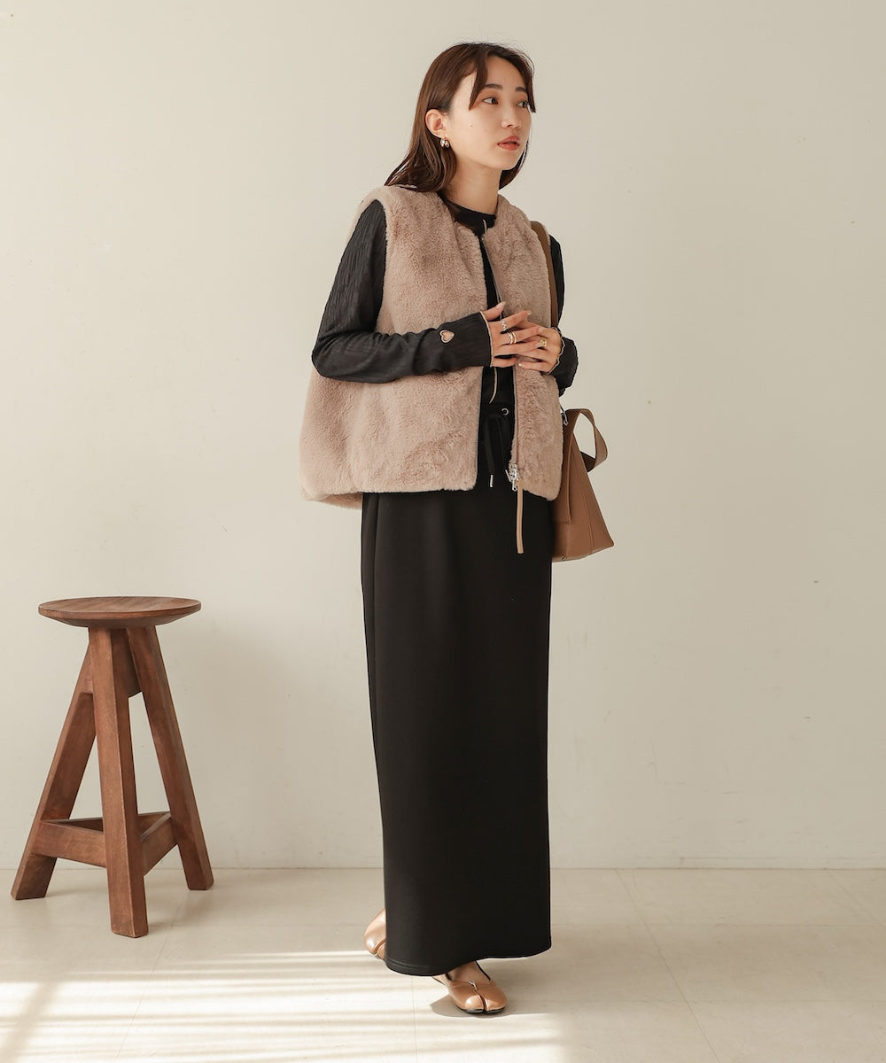 DoReFe | 日本代購 BAB 暖呼呼 人造兔毛 毛毛背心 皮草背心 搭配單品 絨毛背心 | 蝦皮購物