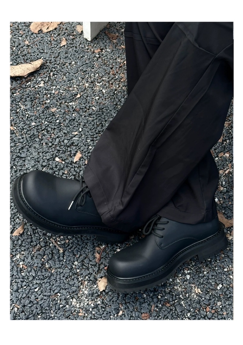 EVERSTRIDE 2025 新款 基礎 霧面 百搭 男生 穿搭 皮鞋 厚底 增高 德比鞋 | 蝦皮購物