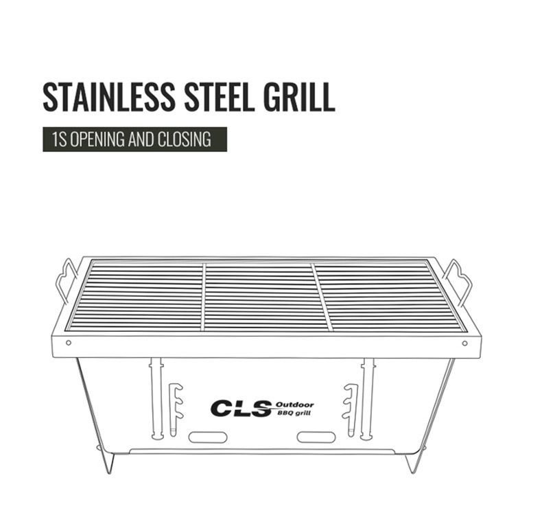 IGT折疊燒烤爐 烤肉爐 CLS IGT燒烤爐 烤肉架 烤爐 燒烤爐 一單位 IGT桌 露營 折疊桌 不銹鋼烤肉架 焚火 | 蝦皮購物