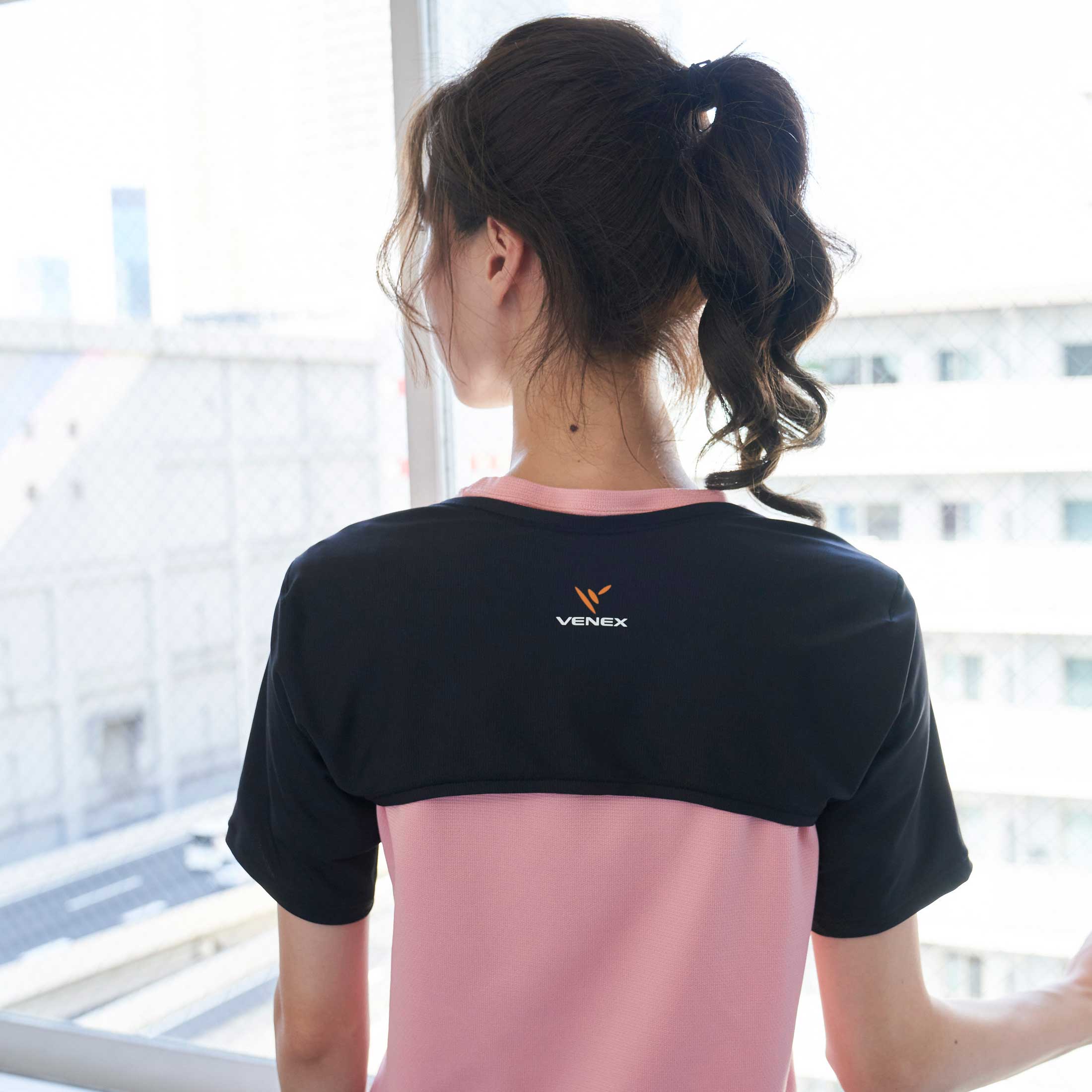 [VENEX 休養衣](日本製)肩套(五十肩/頸椎)/奈米白金纖維/平衡副交感神經/消除疲勞/放鬆深層肌肉 | 蝦皮購物