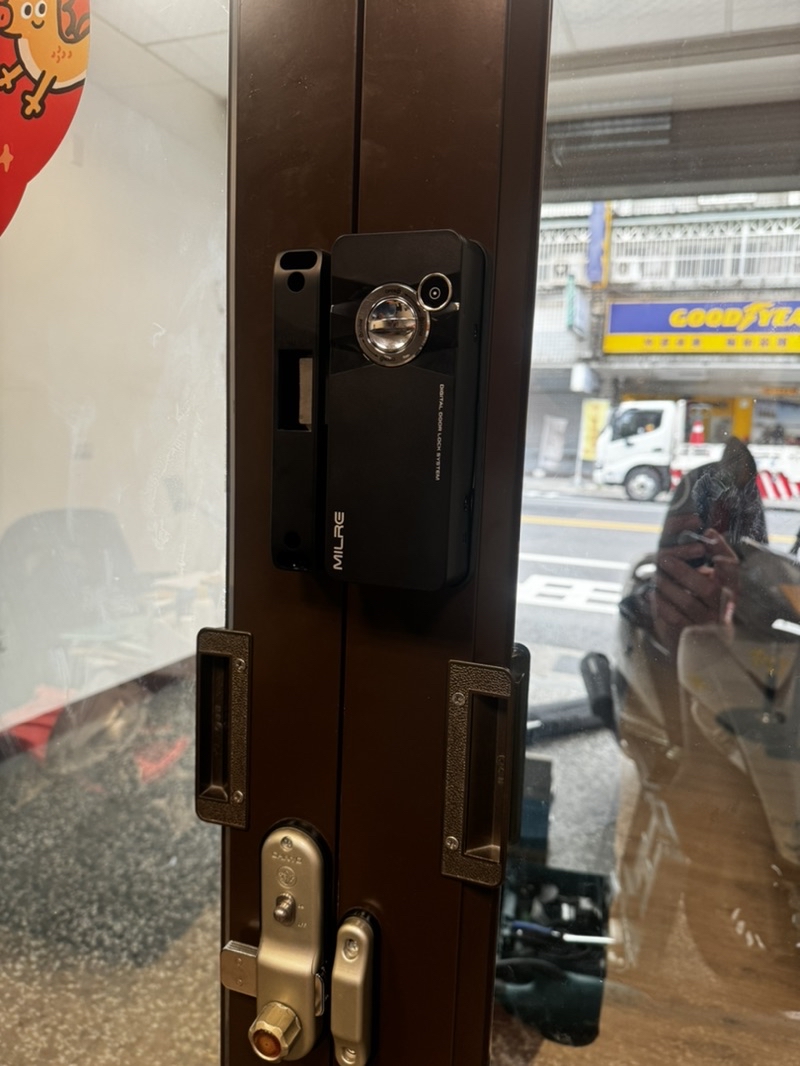 Milre 美樂 MDL-400F 橫拉門 防水電子鎖 三合一 (指紋+卡片+密碼) ★全台到府安裝★**保固三年** | 蝦皮購物