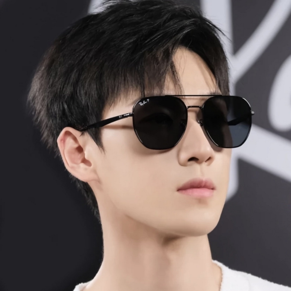 【原廠公司貨】RayBan 雷朋 亞洲版 將軍款金屬太陽眼鏡 RB3724D 003/8G 銀框漸層灰鏡片 | 蝦皮購物