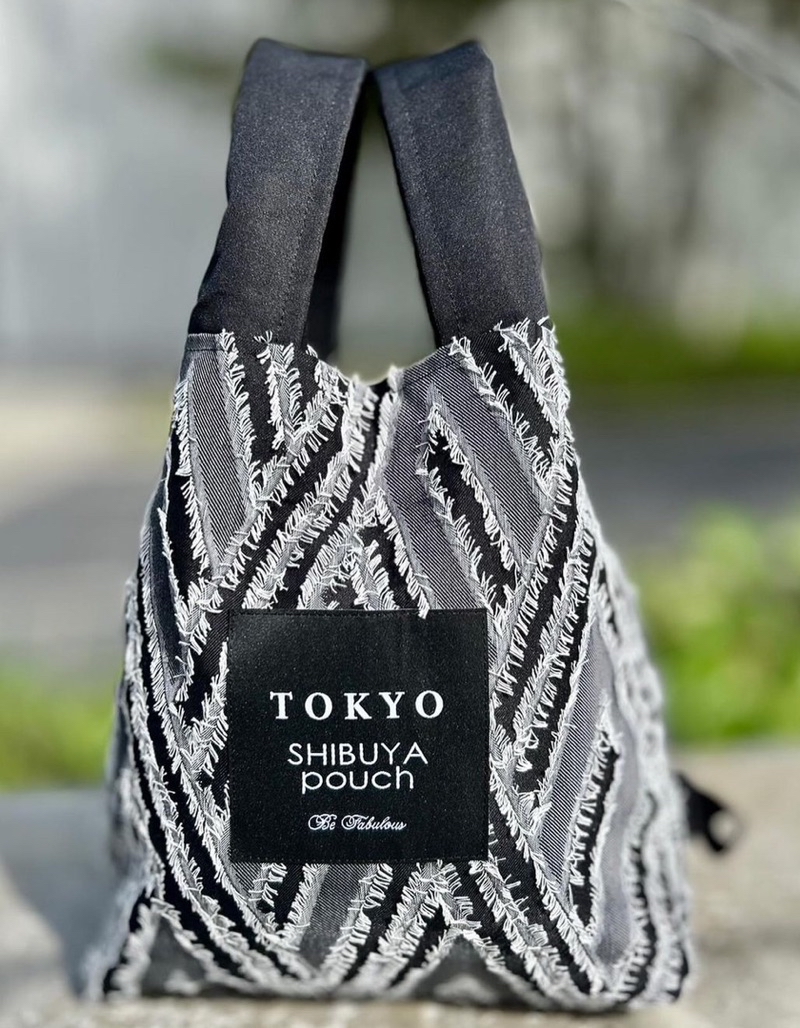 現貨在台速出/日本代購🇯🇵 TOKYO SHIBUYA POUCH 東京 涉谷限日本超火紅平價環保購物袋 M號 日本製 | 蝦皮購物