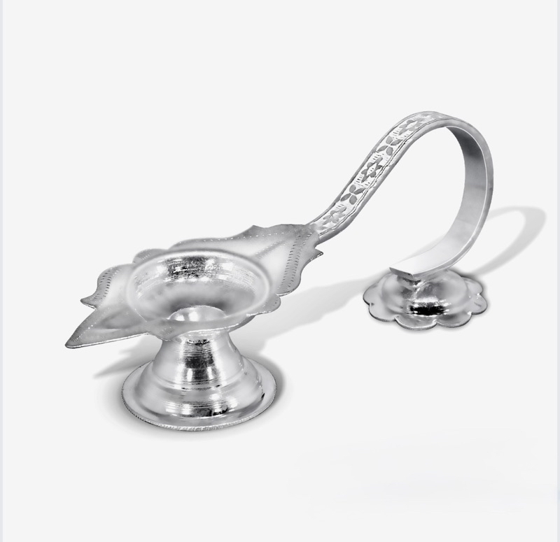 月亮🌕能量🌟家中豐盛富足💫氛圍🇮🇳印度原裝🇮🇳「純銀製油燈」 For Pooja Silver 92.5 Lamp | 蝦皮購物