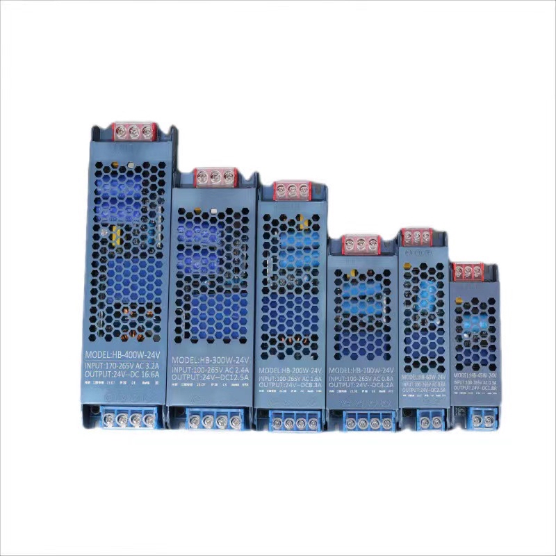 迷你型LED電源供應器LED條燈線型燈窄小空間專用靜音電源12/24V 45瓦／60瓦／100瓦／200瓦開關電源變壓器 | 蝦皮購物