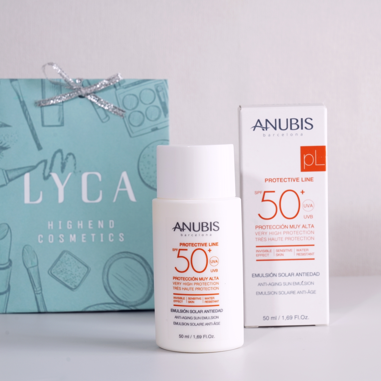 💚 [LYCA] 現貨 ANUBIS 隔離霜 SUNSCREEN Protective Line SPF 50+ | 蝦皮購物