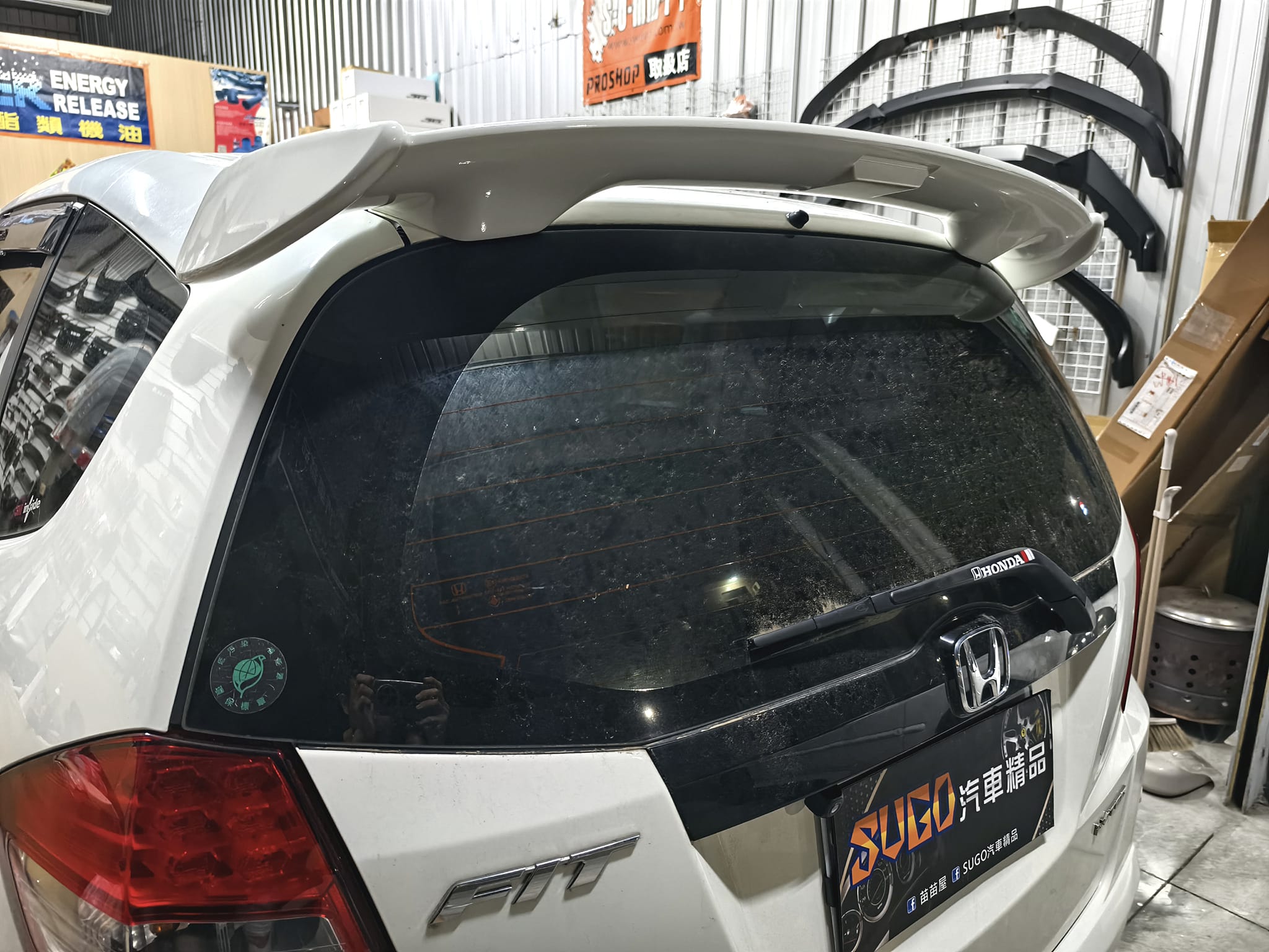 苗苗屋汽車精品 本田 HONDA FIT2/2.5代 專用無限款 MUGEN 尾翼 | 蝦皮購物