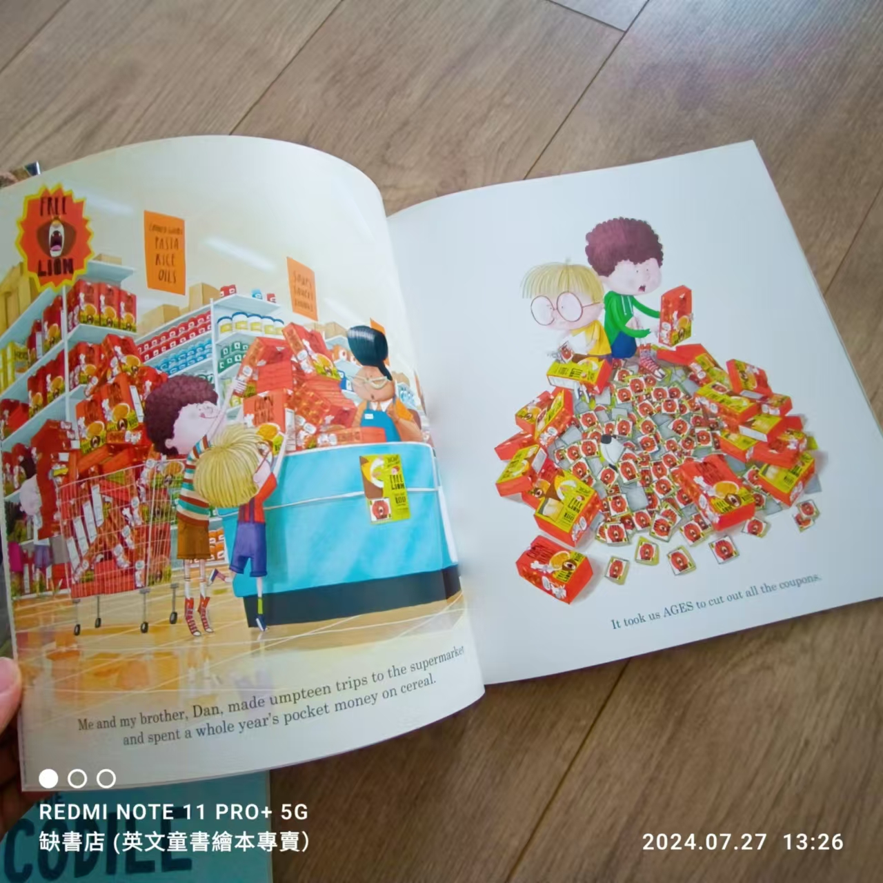 現貨🍀平裝英文幽默繪本There's A Lion in My Cornflakes🍀缺書店 | 蝦皮購物