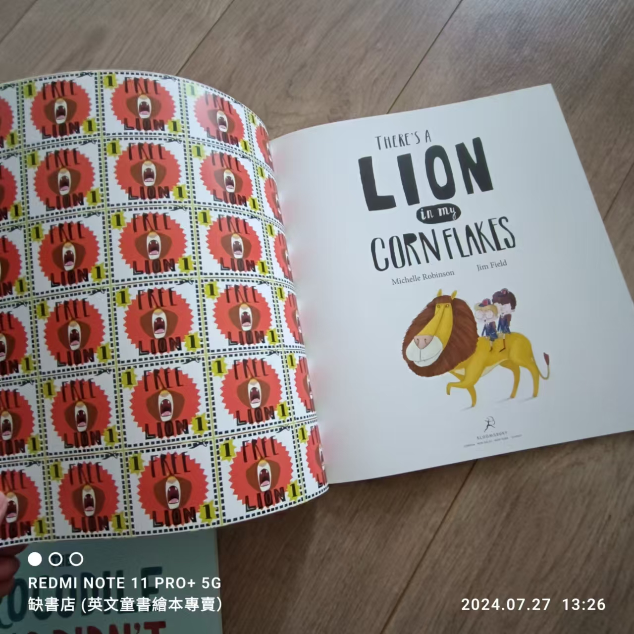 現貨🍀平裝英文幽默繪本There's A Lion in My Cornflakes🍀缺書店 | 蝦皮購物