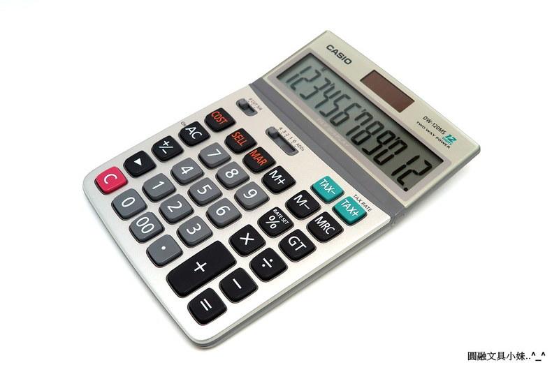 【圓融文具小妹】 日本 CASIO 卡西歐 計算機 商務專用 12位數 符合人體工學 正品 DW-120MS | 蝦皮購物