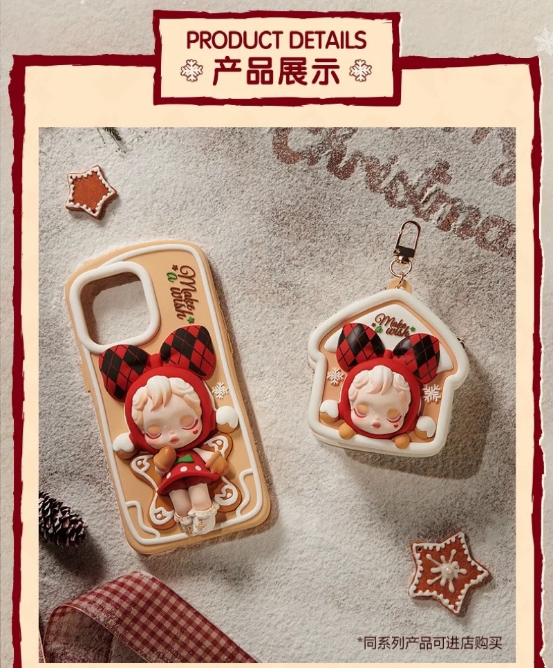 wow小舖 現貨 POP MART 泡泡瑪特 SKULLPANDA 許願時間到系列 聖誕 耳機包 公仔 | 蝦皮購物