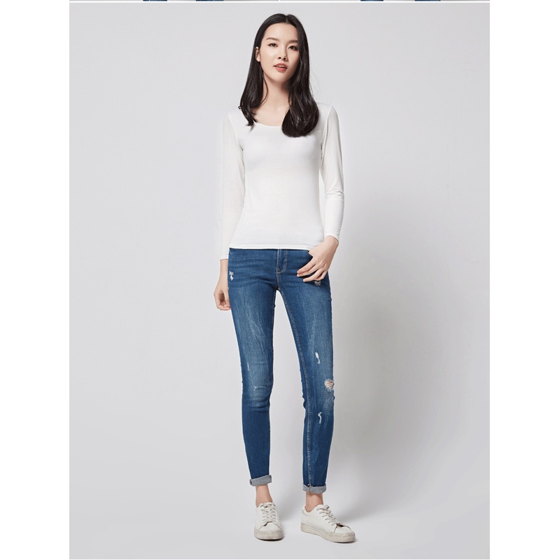 【JDUDS】【台灣現貨】【隔日到貨】莫代爾舒適面料BRA長袖T恤 免穿BRA 女長袖BRA 內搭女款 罩杯式 秋季 | 蝦皮購物