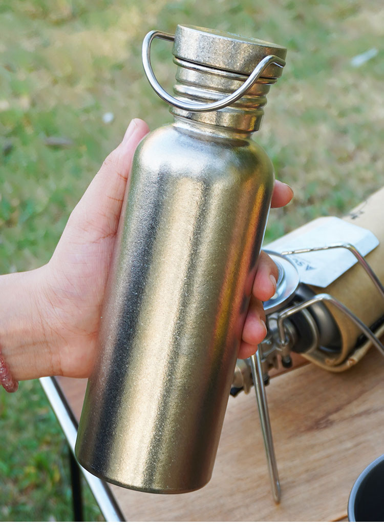 Snow rock 純鈦水壺 登山水壺 便攜式水壺 戶外純鈦單層運動水壺(450ml/580ml可選) | 蝦皮購物