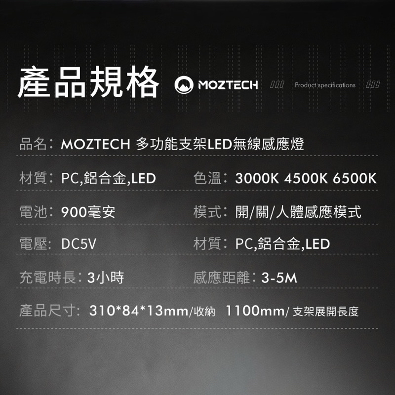 【MOZTECH墨子科技】BANG燈 變變燈 多功能支架 LED 無線感應燈 檯燈 電腦燈 燈 感應燈 桌邊燈 | 蝦皮購物