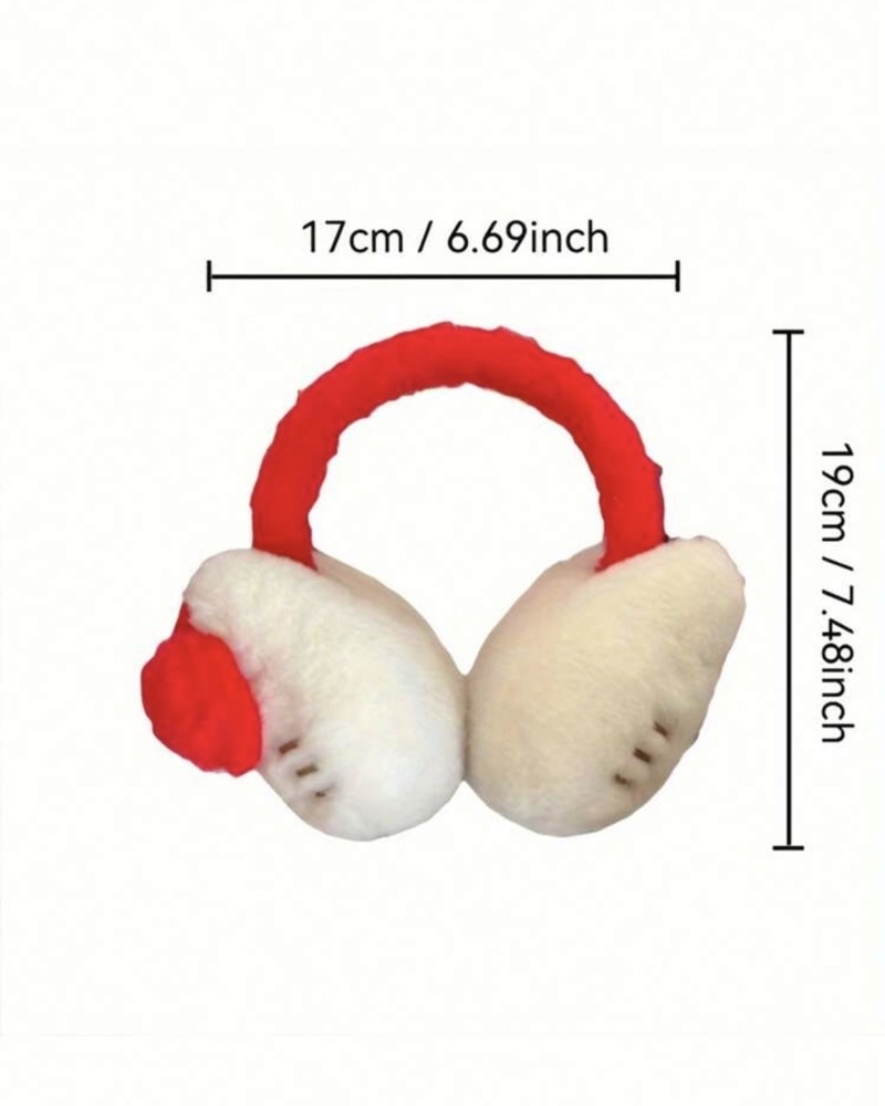 Sanrio hello kitty plush ear muffs bando penghangat telinga | 蝦皮購物