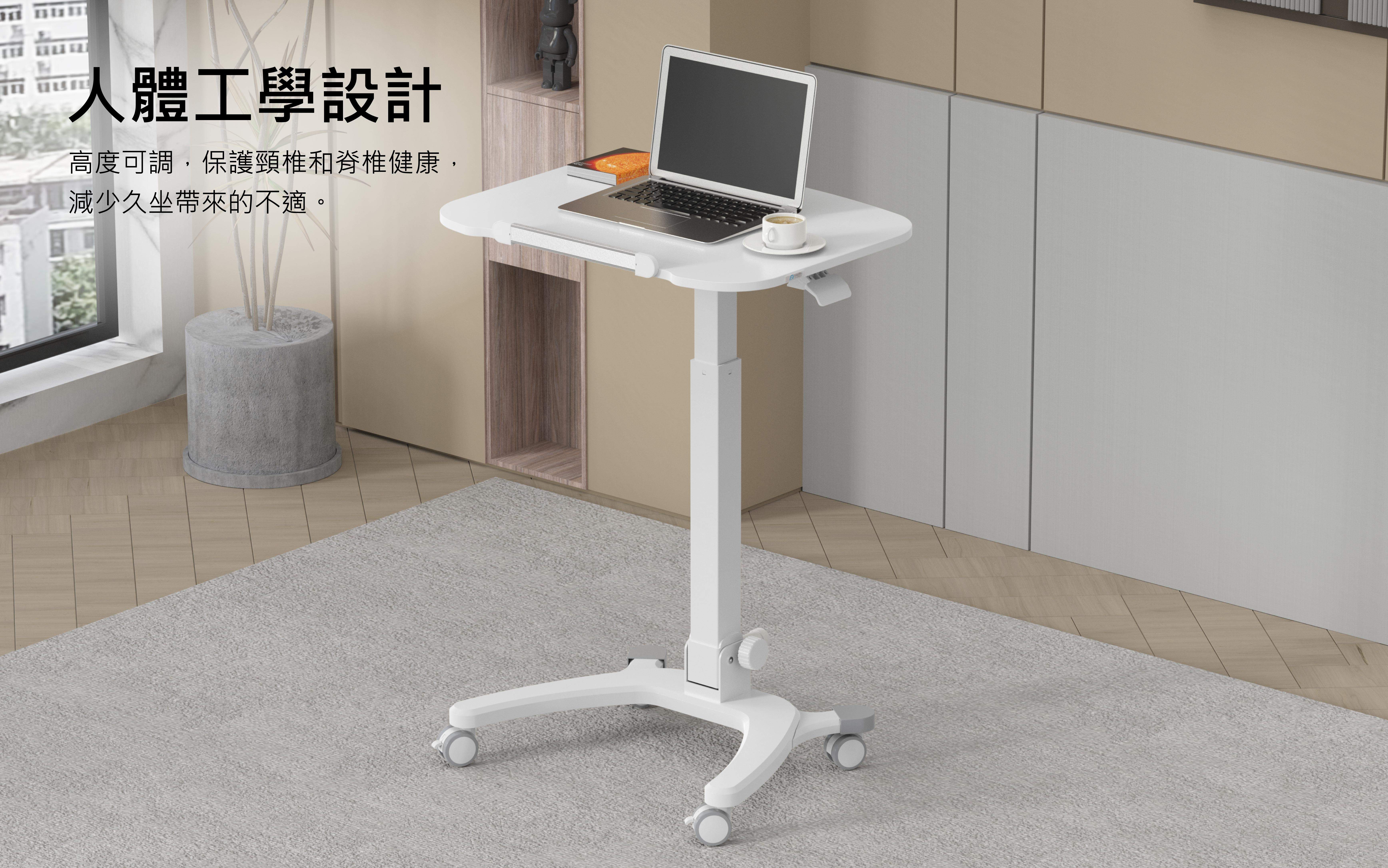 【瑞米 Raymii】 站立收納超快裝 VN-34 折疊式移動氣壓式升降站立辦公電腦桌 電腦桌辦公桌 升降桌 | 蝦皮購物