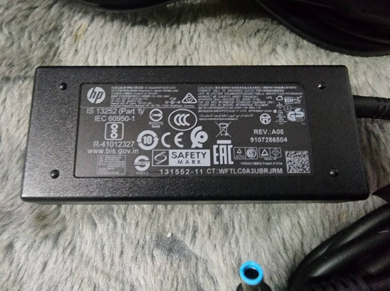 現貨免運8.5成新 HP 原廠 45W 藍口帶針 變壓器 HSTNN-LA40 電源線 | 蝦皮購物