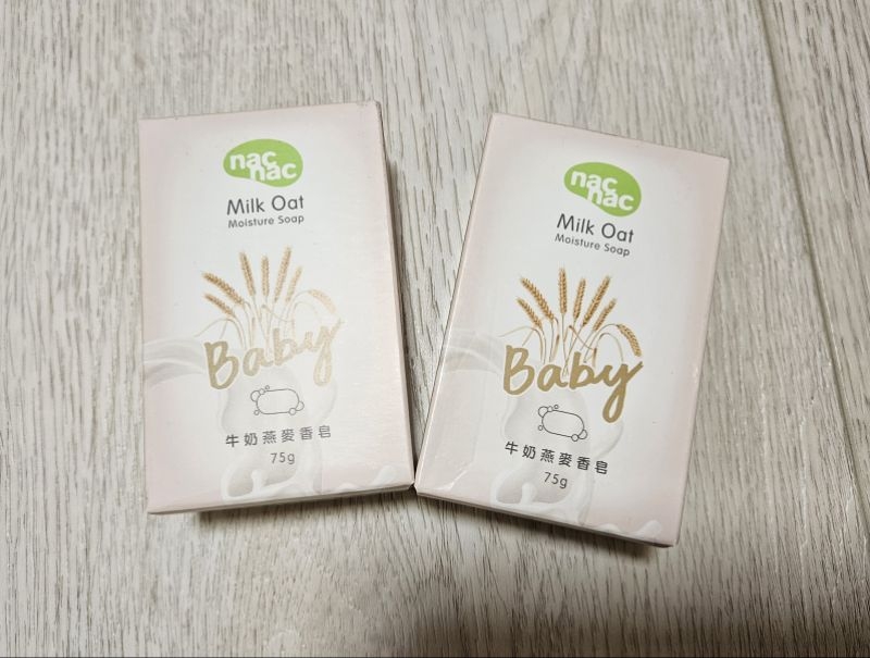 (全新2入)nac nac牛奶燕麥皂 | 蝦皮購物