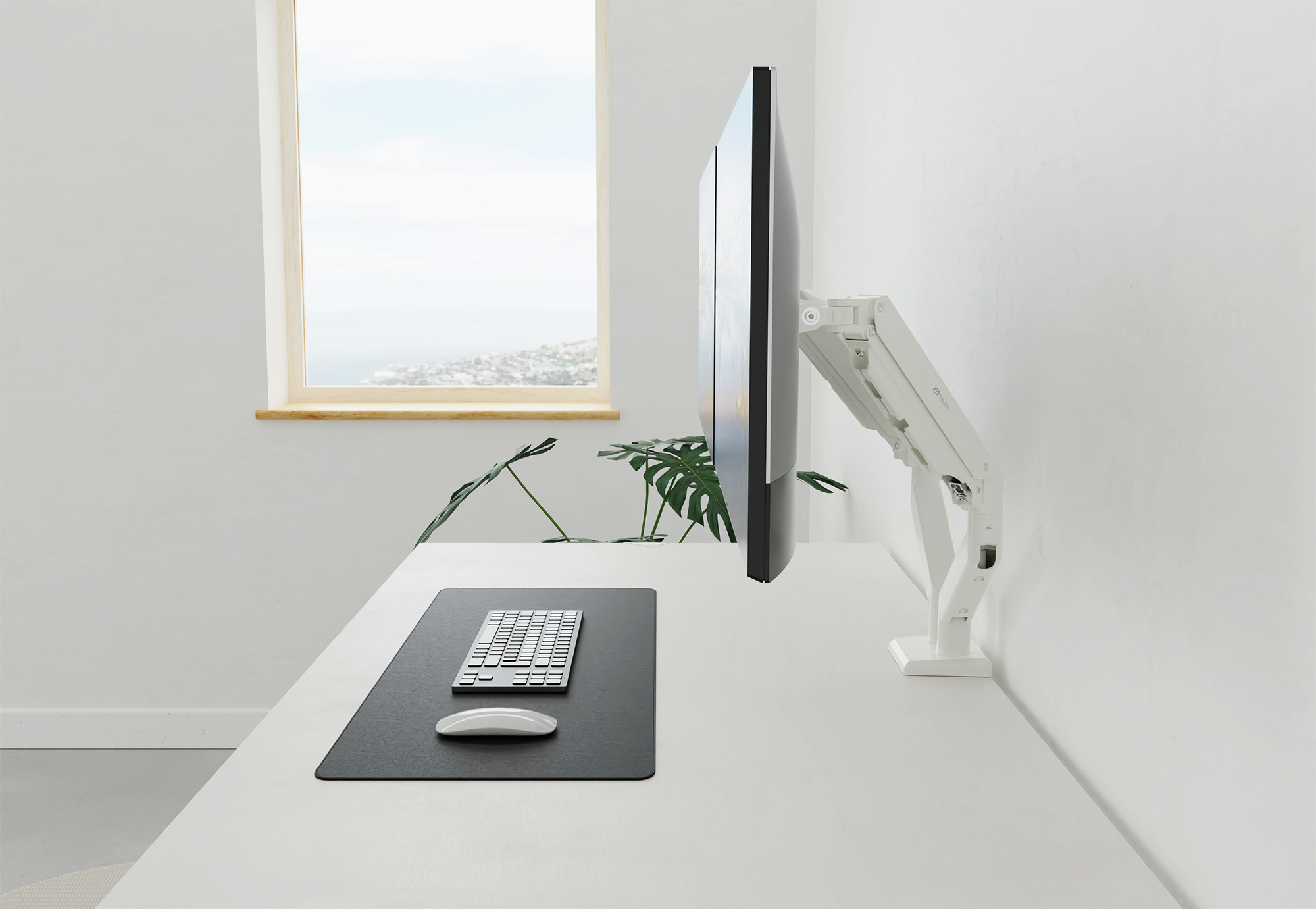 【瑞米 Raymii】 VS-83 氣壓式雙螢幕支架 螢幕架 螢幕架 螢幕增高架 懸掛支架 雙螢幕支架 | 蝦皮購物