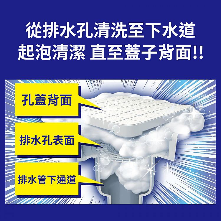 日本 花王 KAO 排水口發泡清潔粉(40gX6入)／馬桶汙垢泡沫清潔劑(40gX3入)【小三美日】DS024709x | 蝦皮購物