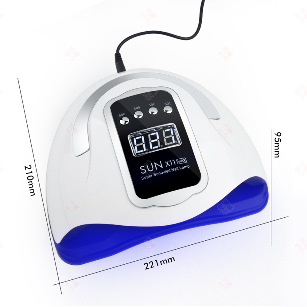【台灣現貨+發票】速乾美甲凝膠燈 280W SUN X11 MAX 美甲燈 光療燈 美甲光療儀 美甲光療機 生活小集 | 蝦皮購物