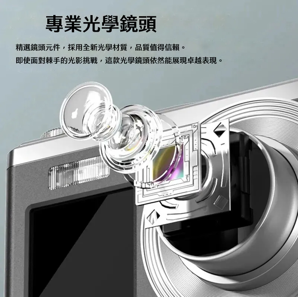 【送腳架+64記憶卡】TAMRAC天域 TR80 4K 超高清數位相機 光學變焦 傻瓜相機 內建閃光燈 雙螢幕 公司貨 | 蝦皮購物