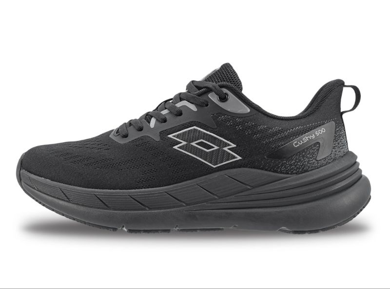 【LOTTO 義大利】男 LT4AMR8420 CUSHY 500 輕量透氣 回彈減壓 厚底增高 避震慢跑鞋 | 蝦皮購物